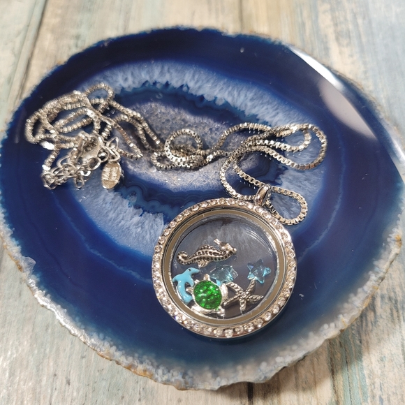 Jewelry | Floating Clear Locket Necklace | Poshmark